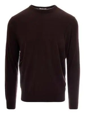 BALLANTYNE Crew-neck Sweater - Brown