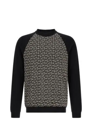 Balmain Pb Monogram Mesh - Black