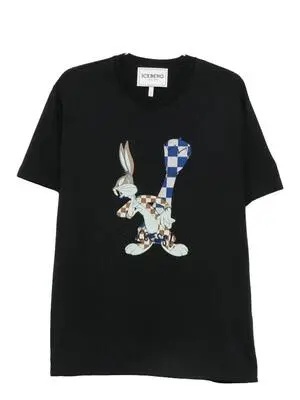 Iceberg Bugs Bunny Oversized T-shirt - Black