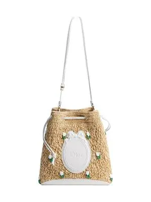 Dior Dioriviera Blooming Mini Bucket Bag - Nude