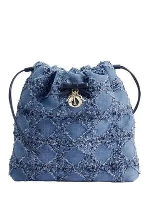 Dior Adiorable Mini Bucket Bag Blue