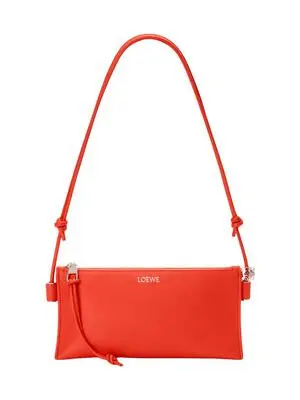 Loewe Shoulder Bag With Leather Handles - Orange