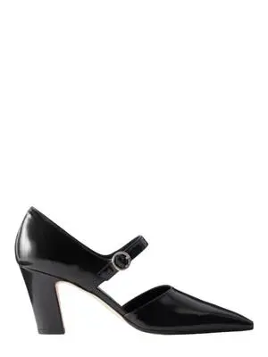 AEYDĒ Aeyde Pointed-Toe Mary Janes With High Heels