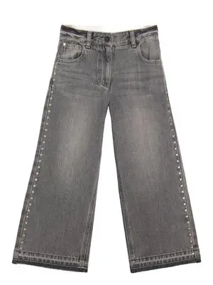 Stella McCartney Embellished Belt-loop Jeans - Gray