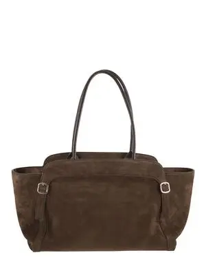 Santoni Didi M Suede Tote Bag - Green