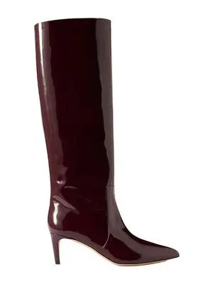 PARIS TEXAS Stiletto Patent-leather Knee Boots