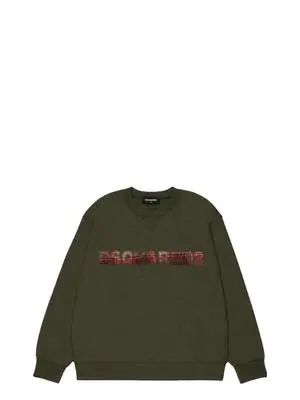 Dsquared2 Logo Patch Crew Neck Sweater - No