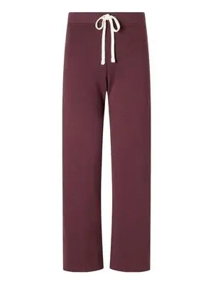 JAMES PERSE James Perse Cropped Cotton-Terry Wide-Leg Track Pants