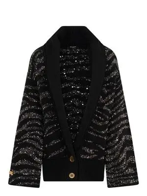 BALMAIN Balmain Embellished Long-Sleeved Cardigan