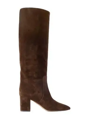 Paris Texas Anja Suede Knee Boots - No