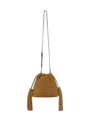 ETRO Etro Mini Suede Kalispera Bag With Patch And Tassels