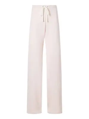 JAMES PERSE Cotton-terry Wide-leg Track Pants - No