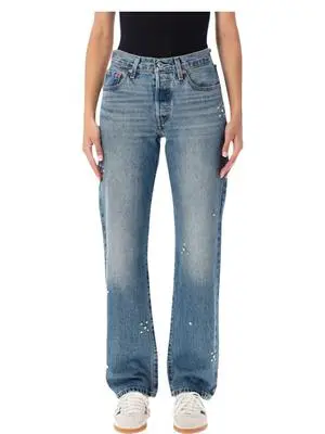 LEVI'S 501 90s Selvedge Straight-leg Jeans - Blue