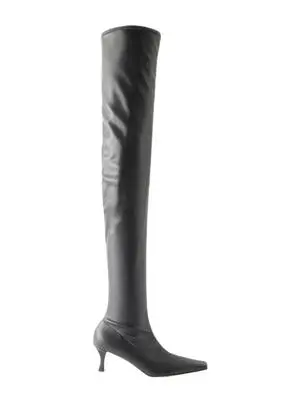 PROENZA SCHOULER 60mm Calf Leather Thigh-high Boots
