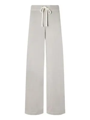 JAMES PERSE Cotton-terry Wide-leg Track Pants - No