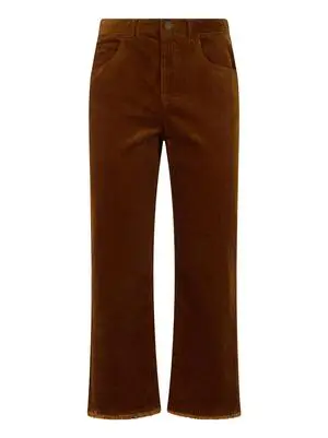 Isabel Marant Étoile Flared Corduroy Trousers - Brown
