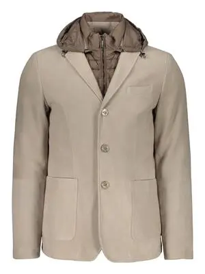 MOORER Moorer Bellottour Hooded Blazer Coat