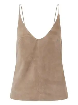 ST. AGNI ST. AGNI Soft Suede Camisole Nude