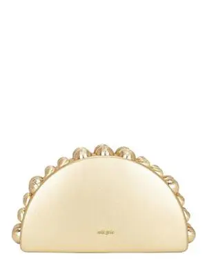 Cult Gaia Cult Gaia Logo Clutch Brass