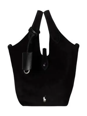 Polo Ralph Lauren Polo Play Suede Tote Bag - Black