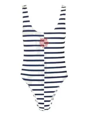 JEAN PAUL GAULTIER Striped One-piece Swimsuit - No