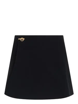 Cult Gaia Wrap Mini Skirt - Black
