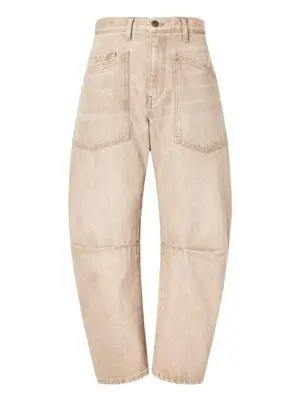 NILI LOTAN Casual Cargo Pants - Nude