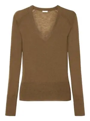 JOSEPH Lightweight Cashmere Sweater - Green