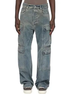 Rick Owens Belt Loop Jeans - Gray