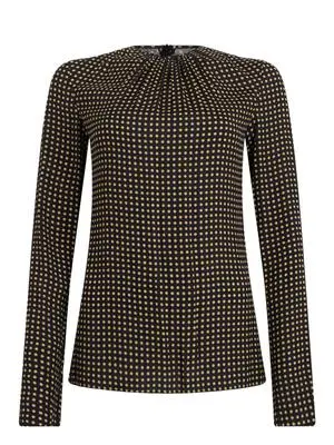 PHILOSOPHY DI LORENZO SERAFINI Philosophy Di Lorenzo Serafini Gathered Polka-Dot Top