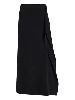 HOUSE OF DAGMAR Draped Knit Midi Skirt