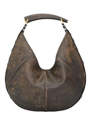 Saint Laurent Mombasa Medium Hobo Bag - Brown
