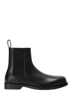 Loewe Bobine Chelsea Boots In Shiny Calfskin - Black