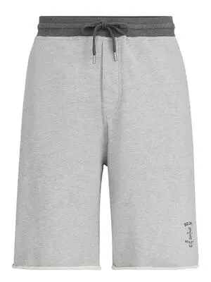 Brunello Cucinelli Cotton Track Bermuda Shorts - Grey