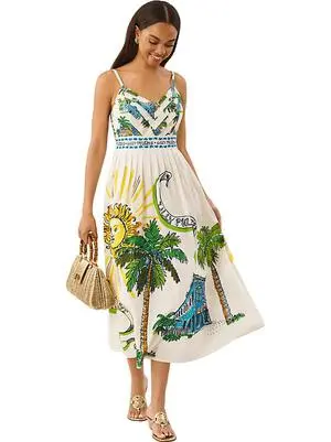 Lilly Pulitzer® Wendley Midi Dress - Coconut
