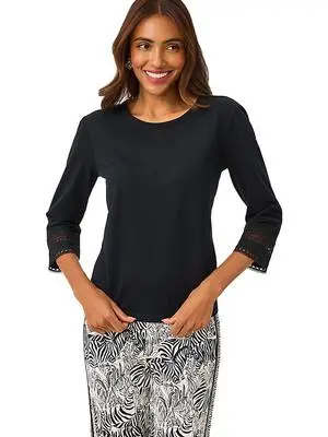 Lilly Pulitzer® LILLY PULITZER® Clairmont Knit Top Noir
