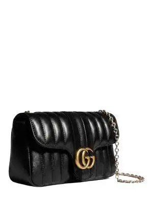Gucci Gg Marmont Small Shoulder Bag - Black