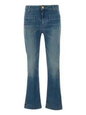 THE SEAFARER Flare Jeans - Blue