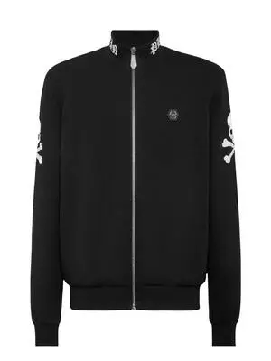 PHILIPP PLEIN Embroidered Zip-up Hoodie