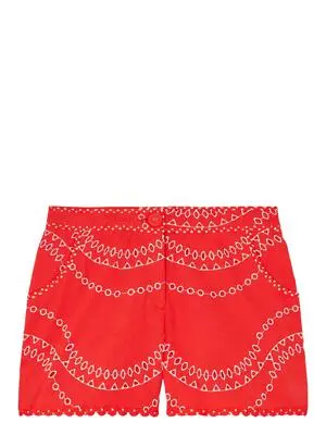 CHARO RUIZ IBIZA CHARO RUIZ Andrea Broderie Anglaise Cotton-Blend Shorts