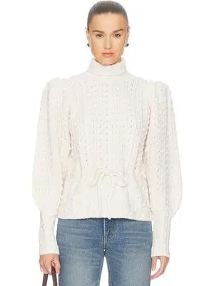 Zimmermann Valiant Wool Bauble Sweater - Cream