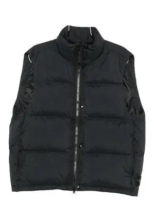 Stone Island Puffer Vest - Black