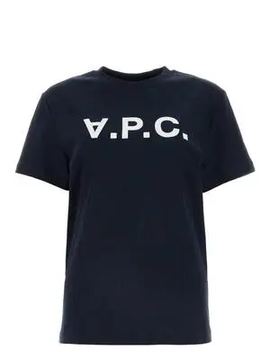 A.p.c. Midnight Cotton T-shirt - Blue