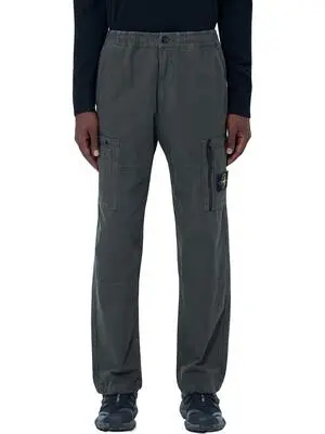 Stone Island Mid Rise Cargo Pants - Gray