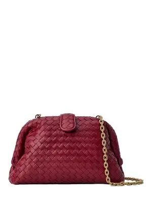 Bottega Veneta Small Lauren Shoulder Bag - Red