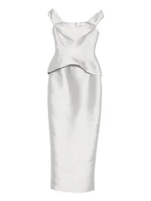 SOLACE LONDON Solace London Silver Dresses - Evening Dresses Women