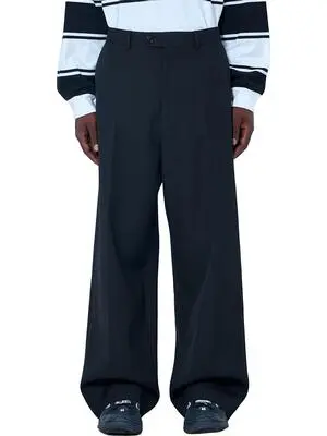 Balenciaga Large Tailored Pants - Black