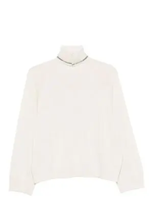 Brunello Cucinelli Grey Knitwear Jumpers - Gray