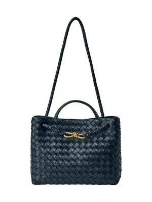 Bottega Veneta Medium Andiamo Handbag - Black