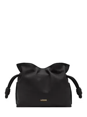 Loewe Flamenco Clutch Mini Bag In Calfskin Nappa - Black